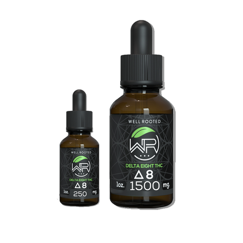 Delta 8 Oil Tincture - 250mg | Well Rooted