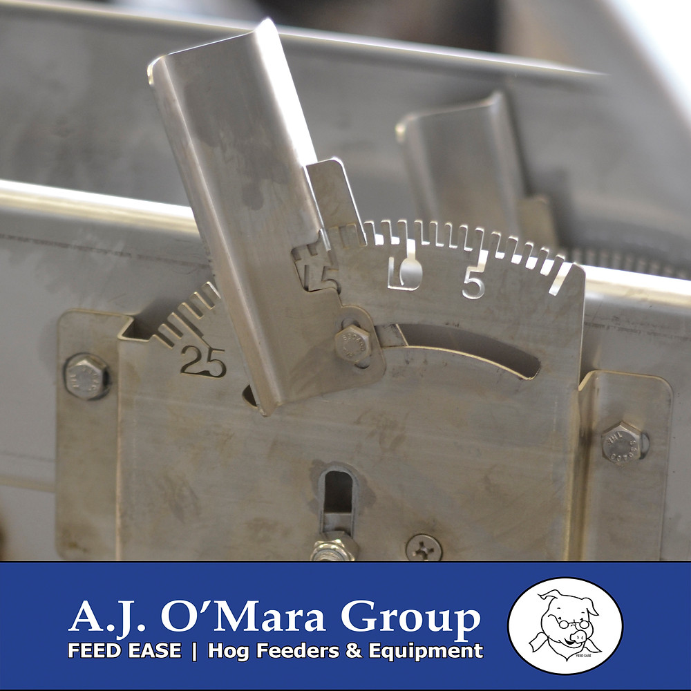 Save feed & time with our feed adjustment handle.