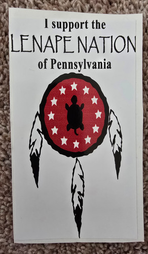 In support of Sticker | Lenape Nation of PA