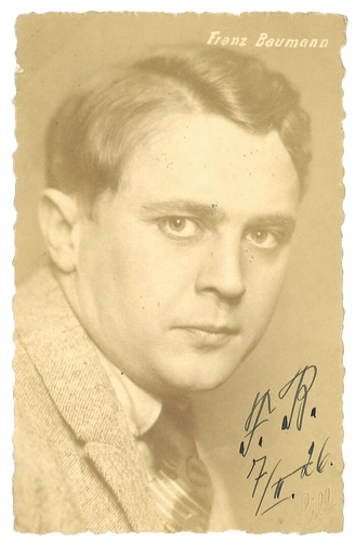 FRANZ BAUMANN (c.1926) Signed German Postcard 03 | SilentCinema.com