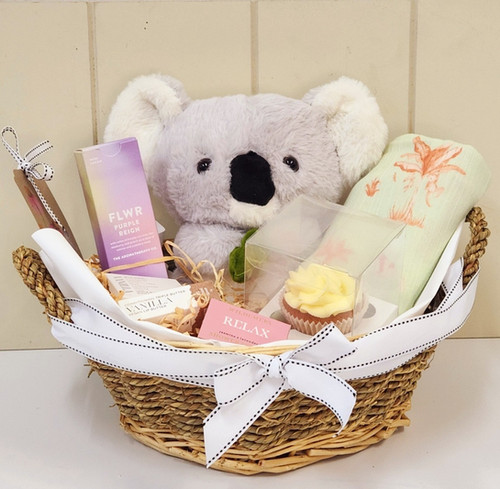 Welcome Baby Gift Basket | Rhubarb & Rosie