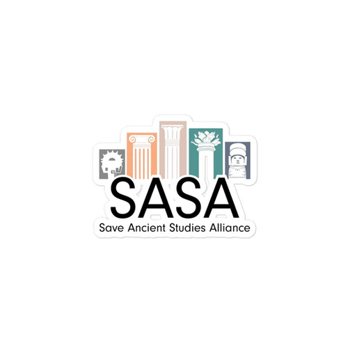 SASA logo sticker | Save Ancient Studies