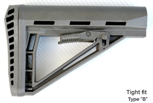 Collapsible stock, without buffer tube (plastic only) | Nord Arms