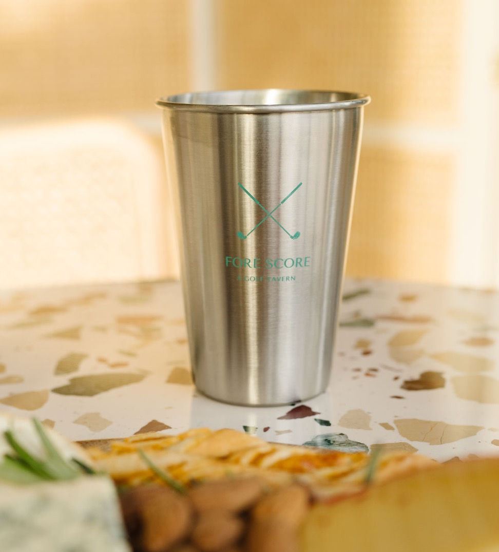 Fore Score Logo Metal Cup | Forescore Golf