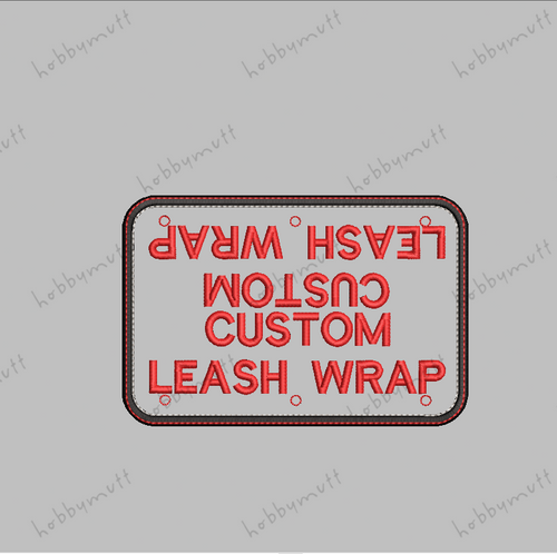 Small Custom Leash Wrap | hobbymutt