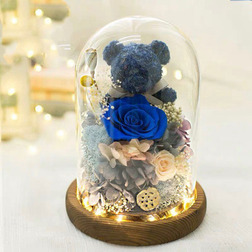 New Aurora Preserved Rose Flower Dome | THEFLOWERETSG