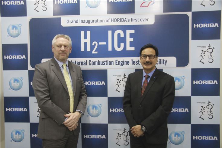 HORIBA opens hydrogen internal combustion engine test bed facility in ...