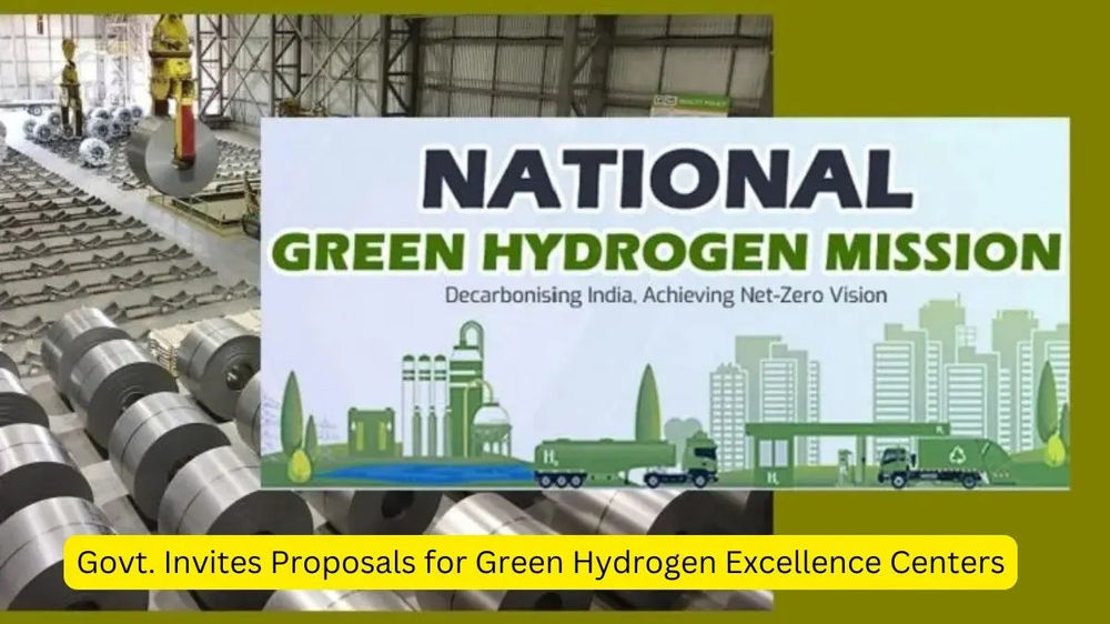 Govt. Invites Proposals for Green Hydrogen Excellence Centers | Green ...
