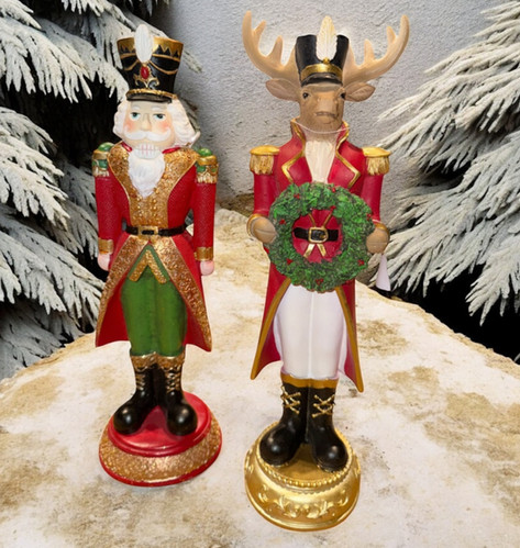 Reindeer And Soldier Nutcracker ( Sold Separately) | Inspirations