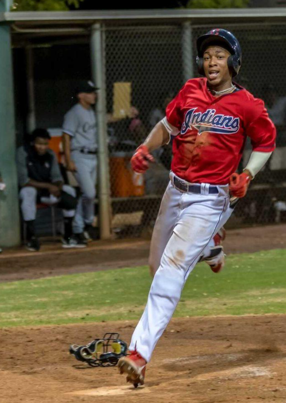 Isaiah Greene, Indian's Prospect and former Corona Panther Homers