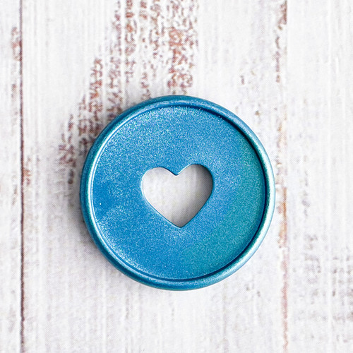 Frosted Indigo-Blue Discs (32mm) | Pepper and Cute