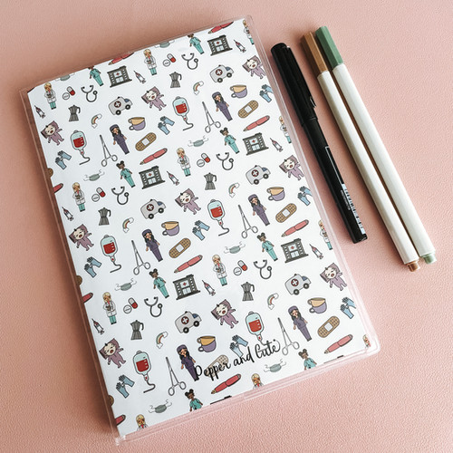 Nurse's Delight: A5 Flexible Cover Notebook for Adorable Adventures ...