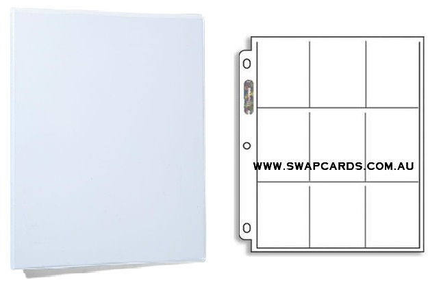 3-Ring Binder & 20 Platinum Ultra Pro Pages | 001 Swap Cards