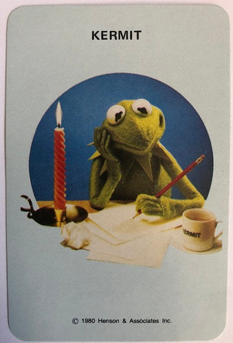 Kermit #4 The Muppets Blank Back Swap Card | 001 Swap Cards