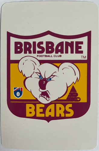 AFL Brisbane Bears Football Club | Sports Swap Cards SINGLE | 001 Swap ...