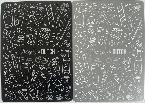 Patterns #28 | Art Object Swap Cards PAIR | 001 Swap Cards