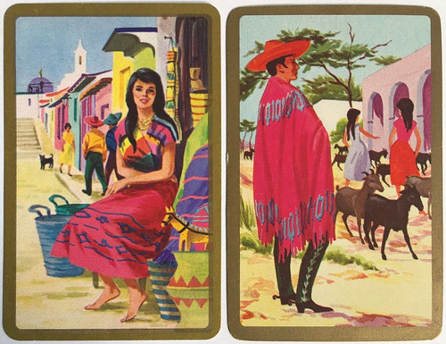 Mexican Lady Man Mexico Village Swap Cards | 001 Swap Cards
