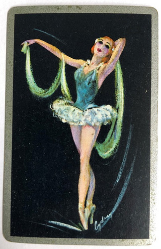 Ballerina Ballet Dancer Swap Playing Card | 001 Swap Cards