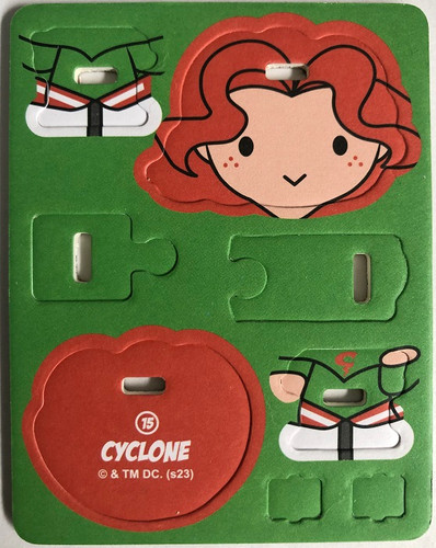 Cyclone #15 2023 Coles DC Super Hero Builders | 001 Swap Cards