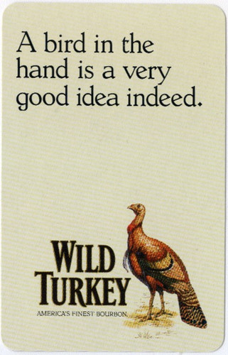 Wild Turkey Bourbon Swap Playing Card | 001 Swap Cards