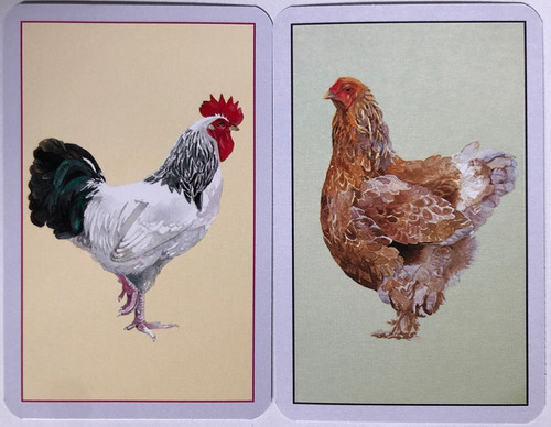 Birds Chicken Rooster Hen Swap Playing Cards | 001 Swap Cards