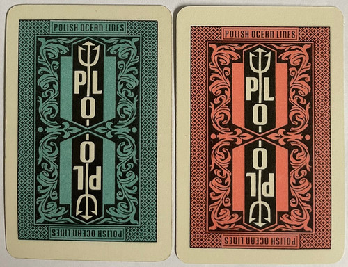 Polish Ocean Lines Advertising Swap Cards | 001 Swap Cards