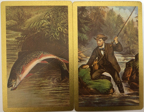 Fishing Man & Fish Swap Playing Cards | 001 Swap Cards