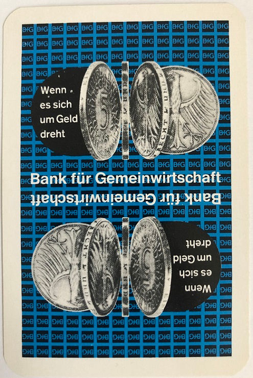 German Bank Advertising Swap Cards | 001 Swap Cards