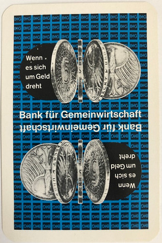 German Bank Advertising Swap Cards | 001 Swap Cards