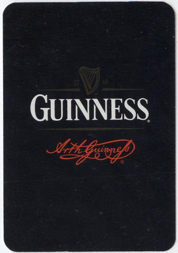 Guinness Draught Beer #2 Swap Playing Card | 001 Swap Cards
