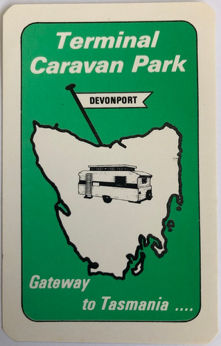 Tasmania Terminal Caravan Park Swap Cards | 001 Swap Cards