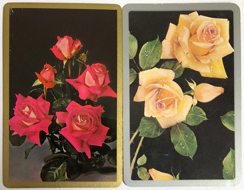 Flower #39 Roses Swap Cards PAIR | 001 Swap Cards