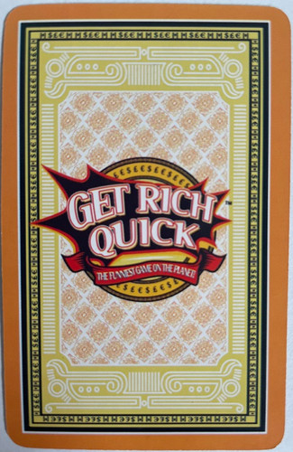 Get Rich Quick Game Swap Cards | 001 Swap Cards