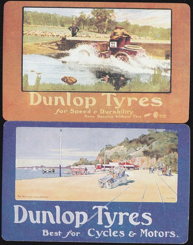 Dunlop Tyres Advertising Swap Playing Cards | 001 Swap Cards