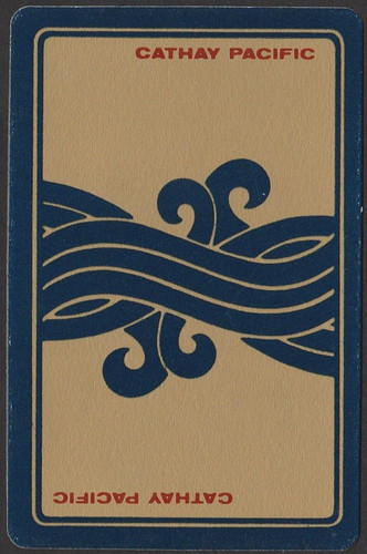 Cathay Pacific Airlines Swap Playing Card 2 | 001 Swap Cards
