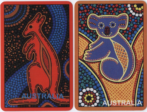 Aboriginal Koala Kangaroo Swap Playing Cards |001 Swap Cards