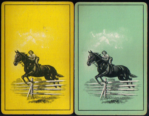 Horses Horse Jumping Swap Playing Cards | 001 Swap Cards