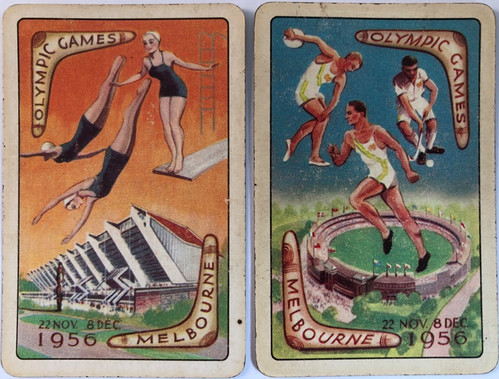 1956 Melbourne Olympic Games Swap Cards | 001 Swap Cards