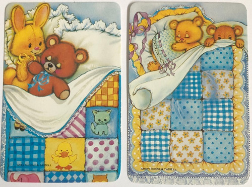 Baby & Teddy Bear Blank Back Swap Cards | 001 Swap Cards