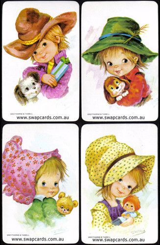 Children Boy & Girl Blank Back Swap Cards | 001 Swap Cards