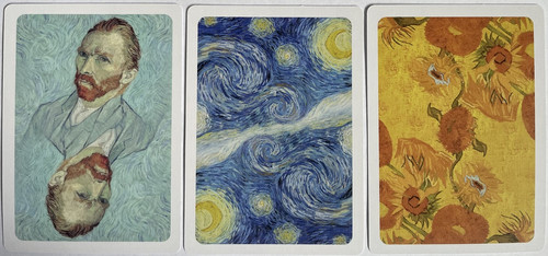 Vincent Van Gogh Portrait Sunflowers Swap Cards | 001 Swap Cards