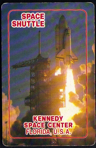 Rocket Space Shuttle Swap Playing Card | 001 Swap Cards