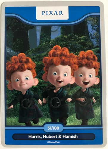 #51 Harris Hubert Hamish 2024 Woolworths Disney Wonders Collector Card ...