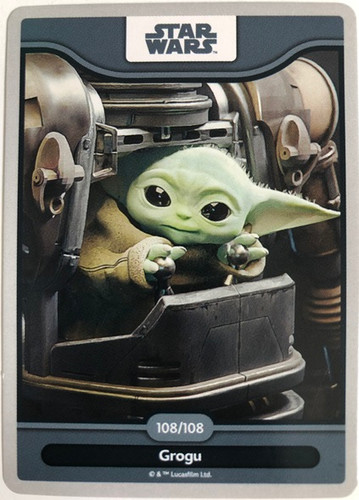 Grogu #108 2024 Woolworths Disney Wonders Collector Card | 001 Swap Cards