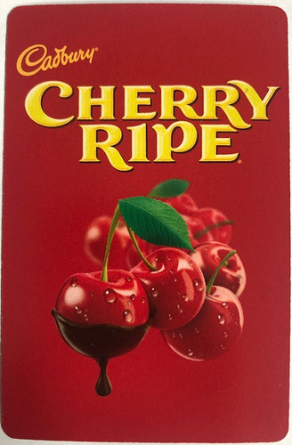 Cadbury Cherry Ripe Advertising Swap Cards | 001 Swap Cards