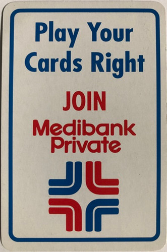 Medibank Private Advertising Swap Card | 001 Swap Cards