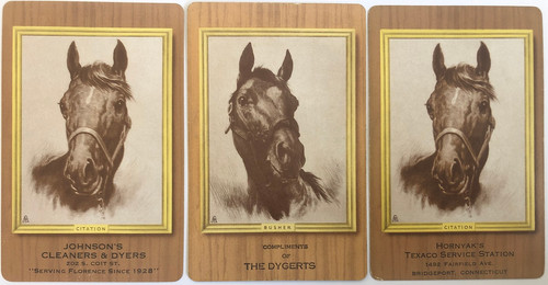 Busher & Citation Horses Swap Cards SINGLE | 001 Swap Cards