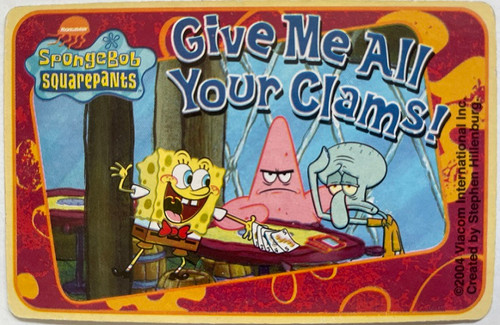 SpongeBob SquarePants Cartoon Swap Cards | 001 Swap Cards