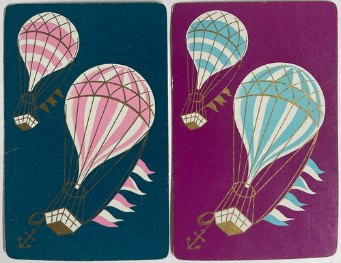 Hot Air Balloon Swap Cards PAIR | 001 Swap Cards