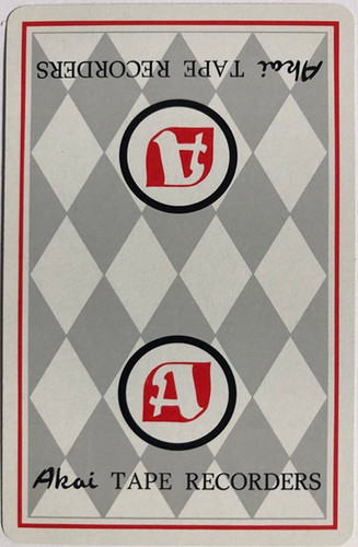 Akai Tape Recorders Advertising Swap Card | 001 Swap Cards